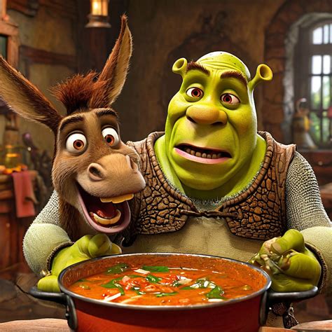«Не грусти Шрек — создано в Шедевруме
