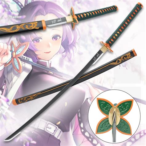 Demon Slayer Shinobu Kochos Nichirin Sword And Scabbard Carbon Steel
