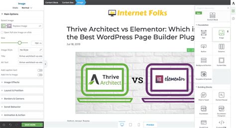 Thrive Architect Vs Elementor Pro Best Page Builder Plugin