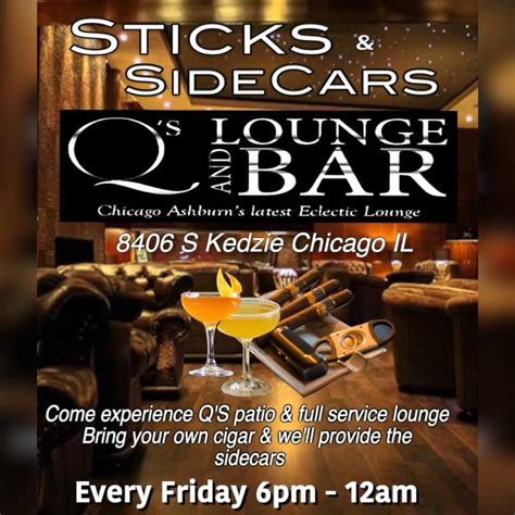 Sticks Sidecars Every Friday At Qs Lounge Bar Tickets Powered By