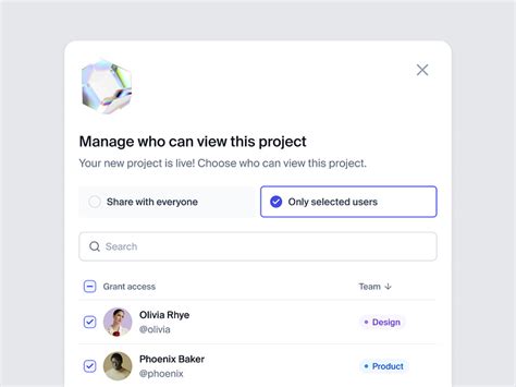 Share Project Modal — Untitled Ui By Jordan Hughes® On Dribbble