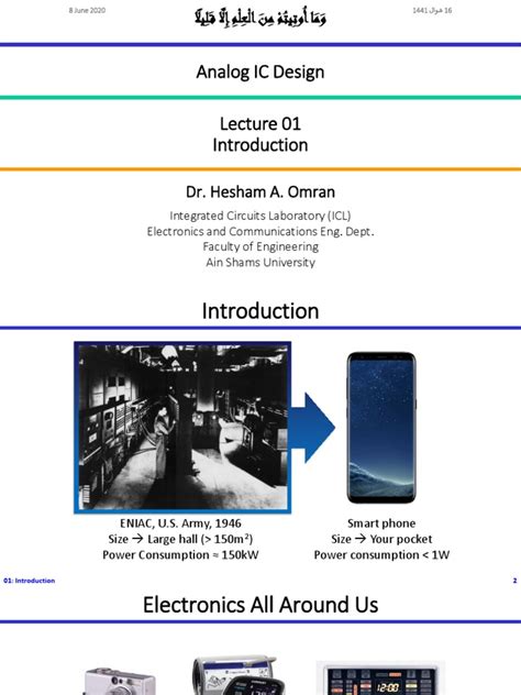 Aic Lec 01 Introduction V01 Pdf Mosfet Cmos
