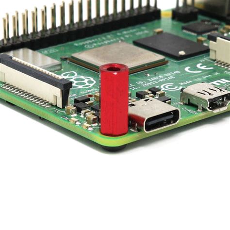 Red Anodised Aluminium Standoff Set 4 Pack The Pi Hut