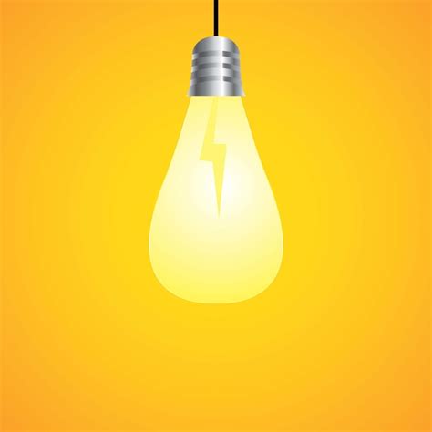 빛나는 램프 프리미엄 벡터