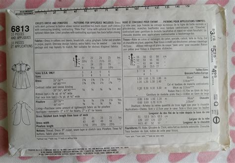 Vintage Simplicity Girls Florence Eiseman Dress Patterns Uc Ff Etsy