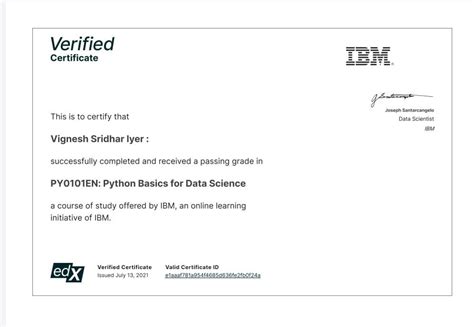 Python Experience Vignesh Iyer