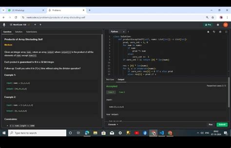 Nishanthini Murugan On Linkedin 🚀 Problem Solved Product Of Array