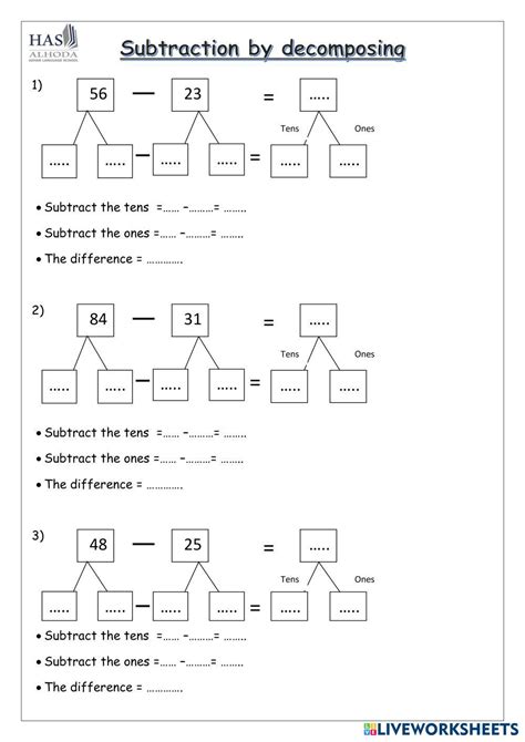 Subtraction By Decomposing 7919731 Sara Kamal Live