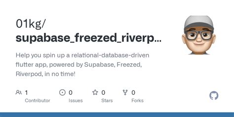 Github Kg Supabase Freezed Riverpod Flutter Generator Help You Spin Up A Relational