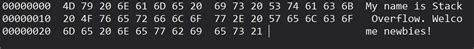 Editor Can I Hex Edit A File In Visual Studio Stack Overflow