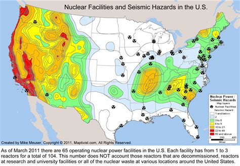 Map Of All Nuclear Reactors In Usa