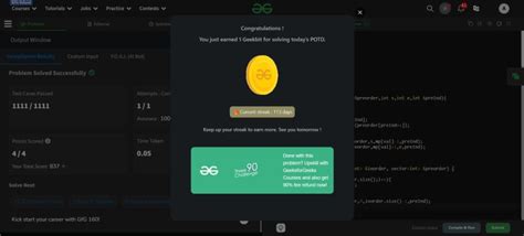 gfg160 gfg160 geekstreak2024 codingjourney geeksforgeeks… avinash kumar mehta