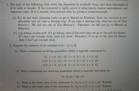 Solved For Each Of The Following First Write The Chegg