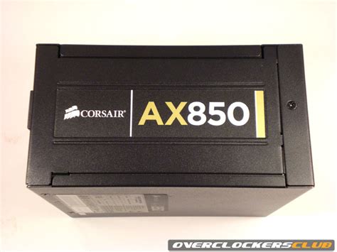 Closer Look The Power Supply Corsair AX W Power Supply Review Page Overclockers Club
