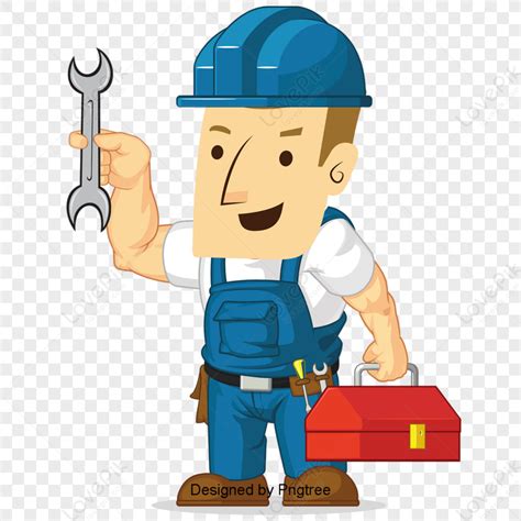 벡터 수리공인물수리 기사노동자 Png 일러스트 무료 다운로드 Lovepik