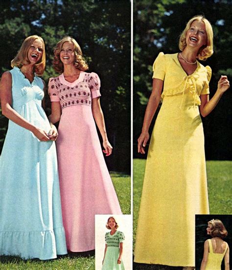 Vintage 70s Prom Dresses Were A Feminine Fusion Of Bohemian And Chic