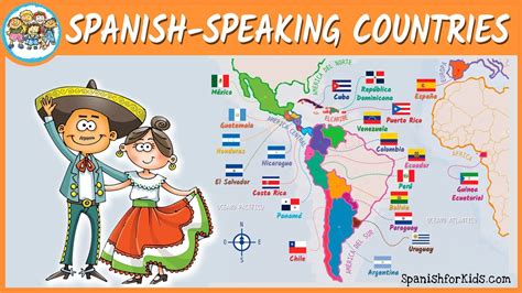 Global Connections A Map Of The 21 Spanish Speaking Countries
