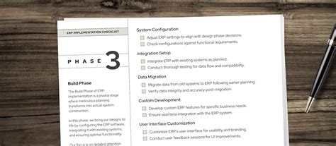 An Erp Implementation Checklist For Success From Foundation To Finish