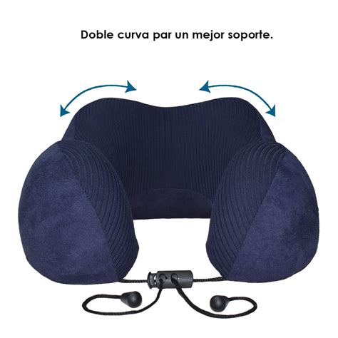 Cojín Cervical Memory Foam Dolor De Cuello Cervicalgia Viaje Y Un