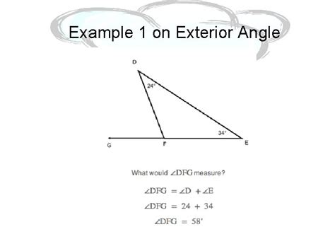 Triangle Sum Theorem Exterior Angle Theorem Work In