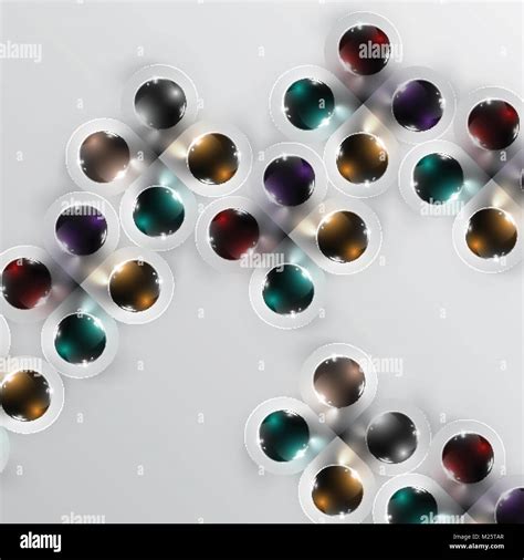 Colorful Spheres Vector Background Stock Vector Image And Art Alamy