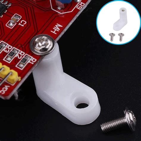 White Mounting Feet For Electronics Pcb Board Proto Board 100pcs 2cm L