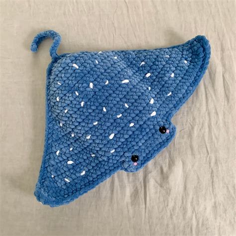 Plush Ruby Ray The Mega Ray Theresas Crochet Shop