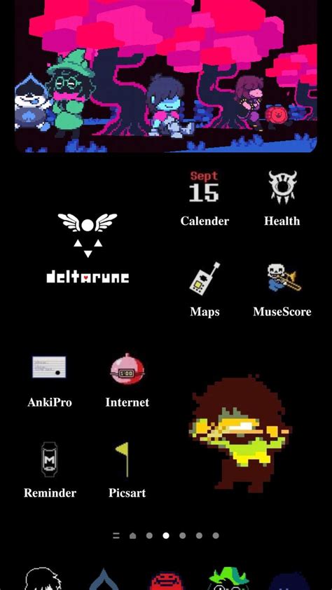 Undertale Deltarune Home Screen Pt 3 Phone Themes Phone