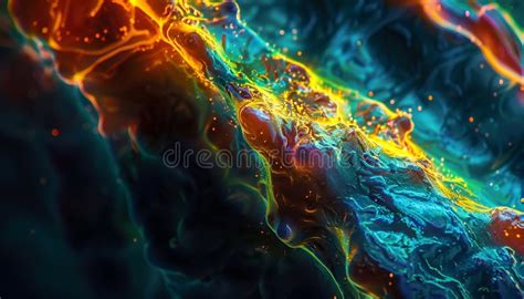 Fluorescence Microscopy Image Capturing Distribution Of Specific Type Of Membrane Receptor On