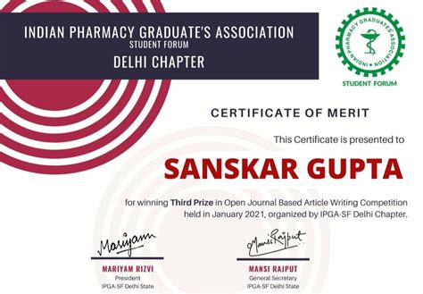 Sanskar Gupta On Linkedin Certificate