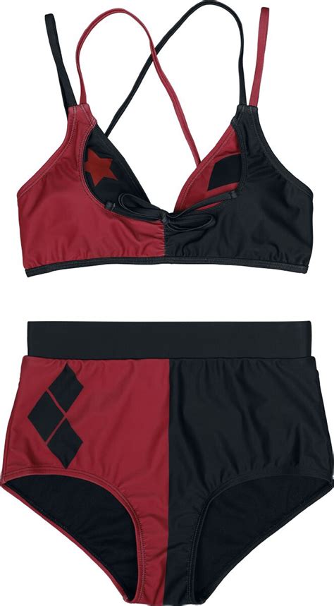 Harley Quinn Stars And Diamonds Batman Bikini Set Emp
