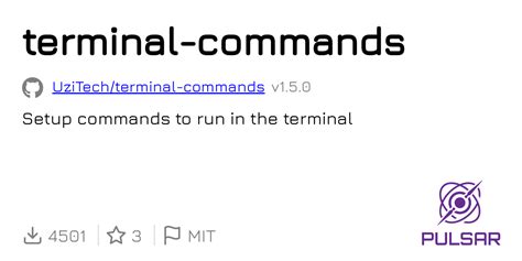 Terminal Commands