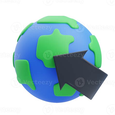 3d Global Migration Pointer Symbol 51797656 Png