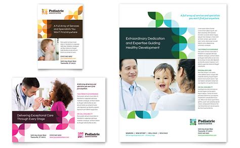 Medical Office Brochure Sample Pediatrics Pediatric Doctor Brochure