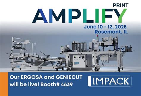 Impack To Showcase Ergosa Live At Amplify Print 2025 Postpress