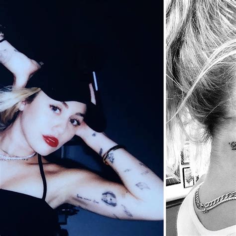 Miley Cyrus Arrow Tattoos