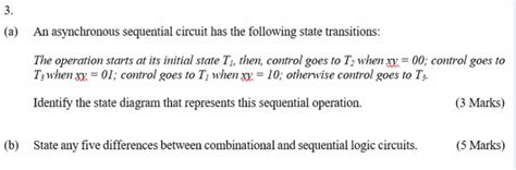 Solved 3 An Asynchronous Sequential Circuit Has The