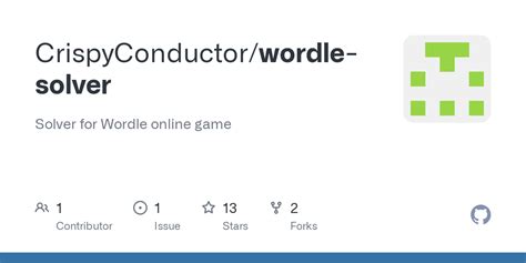 GitHub CrispyConductor Wordle Solver Solver For Wordle Online Game