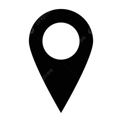 Map Location Pin Vector Design With White Background Vector Sign