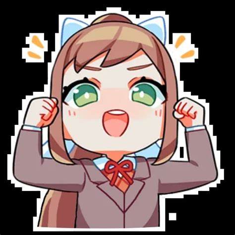 Monika Stickers Telegram Stickers Pack