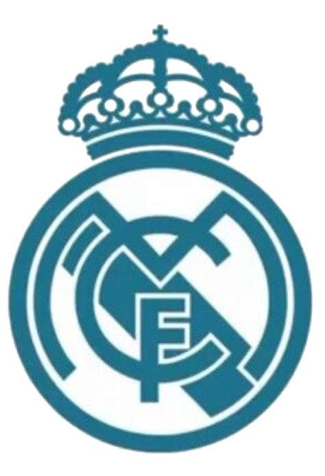 Real Madrid Logo With Crown Premium Sports Logo