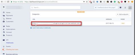 How To Switch Stripe Webhook Url From To