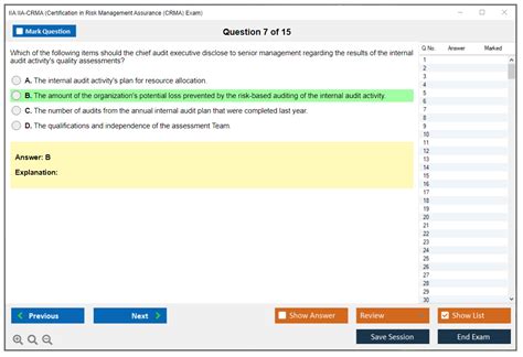 Iia Crma Certification Certification Real 2022 Mock Exam Questions