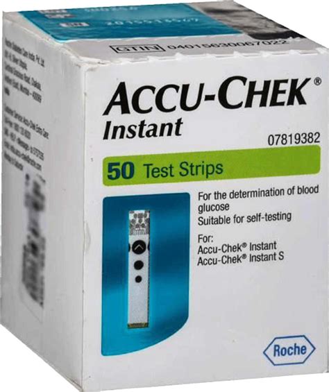 Buy Accu Chek Instant 50s Test Strip With 25 Free Kalor Ffat Lancets Online And Get Upto 60 Off