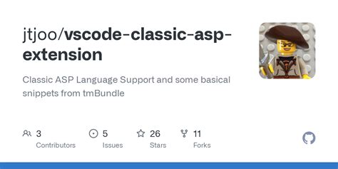 Github Jtjoovscode Classic Asp Extension Classic Asp Language