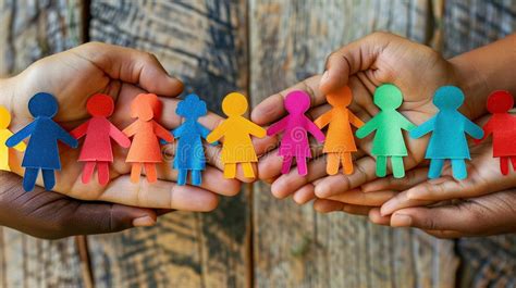 Paper Chain Of Unity Held By Diverse Hands Generative Ai Stock Illustration Illustration Of Paper Chain Of Unity Held By Diverse Hands Generative Ai Stock Illustration Illustration Of