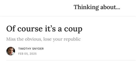Timothy Snyder Of Course Its A Coup Excerpt Album On Imgur
