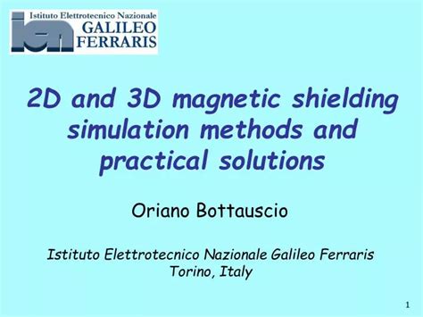 PPT D And D Magnetic Shielding Simulation Methods And Practical Solutions PowerPoint