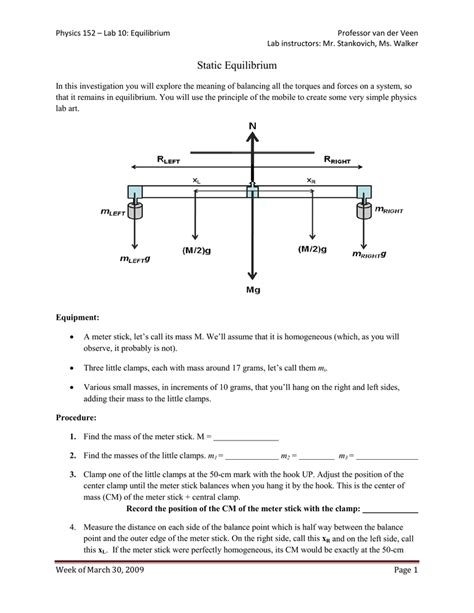 static equilibrium