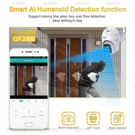 გარე სათვალთვალო 5mp Hd Wifi ვიდეო კამერა Alpha Tech